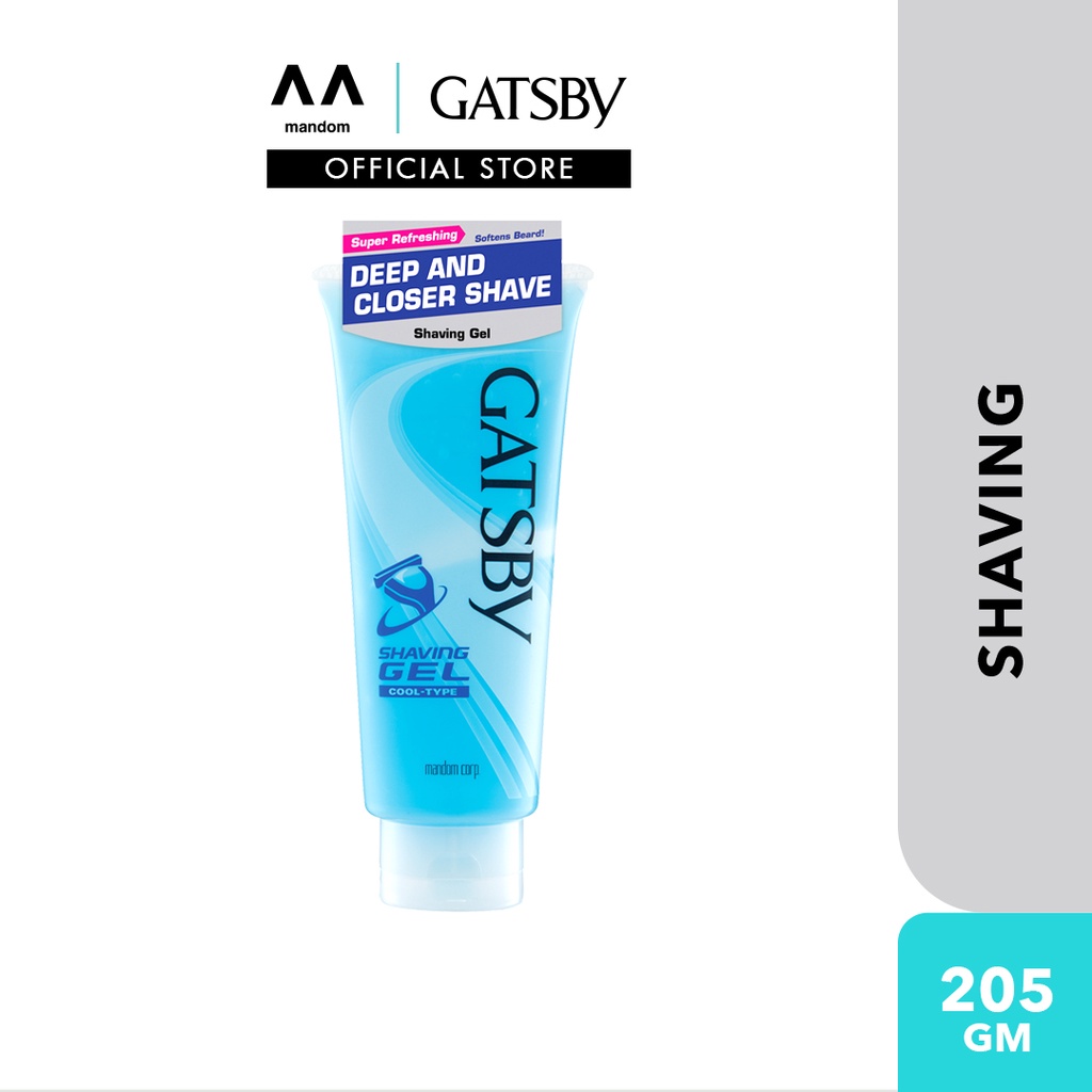 GATSBY Shaving Gel 205g (shaving foam, shaving gel, shave men) | Shopee Malaysia