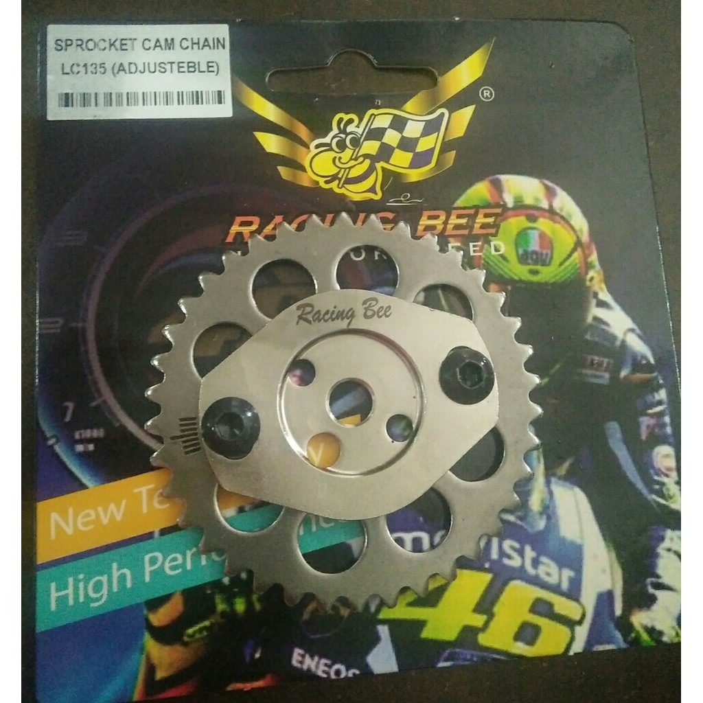 RACING CAM GEAR (ADJUSTEBLE) RACING BEE FOR YAMAHA LC135/HONDA EX5 ...