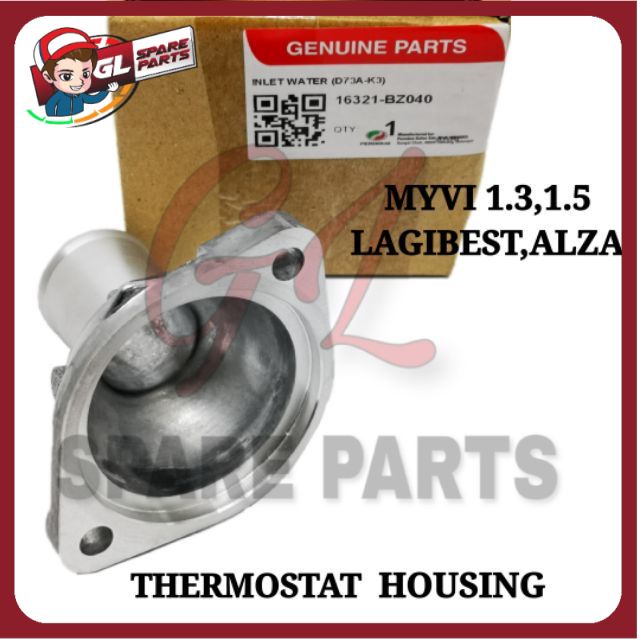 THERMOSTAT HOUSING(ORIGINAL)PERODUA MYVI 1.3,ALZA,MYVI LAGIBEST (16321 ...