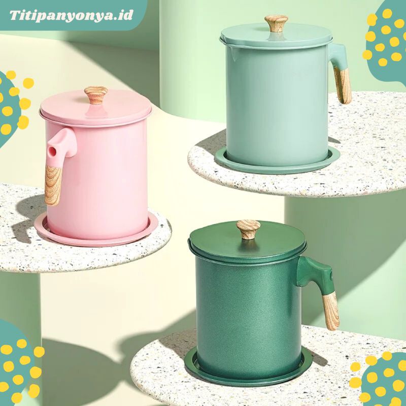 Oil Strainer Pot Filter Used Cooking Oil Filter Container Unique and ...