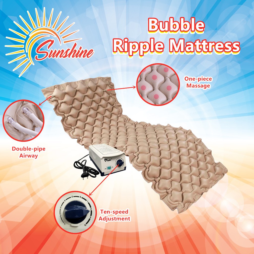 Bubble Ripple Mattress With Pump ( One Set ) | Shopee Malaysia