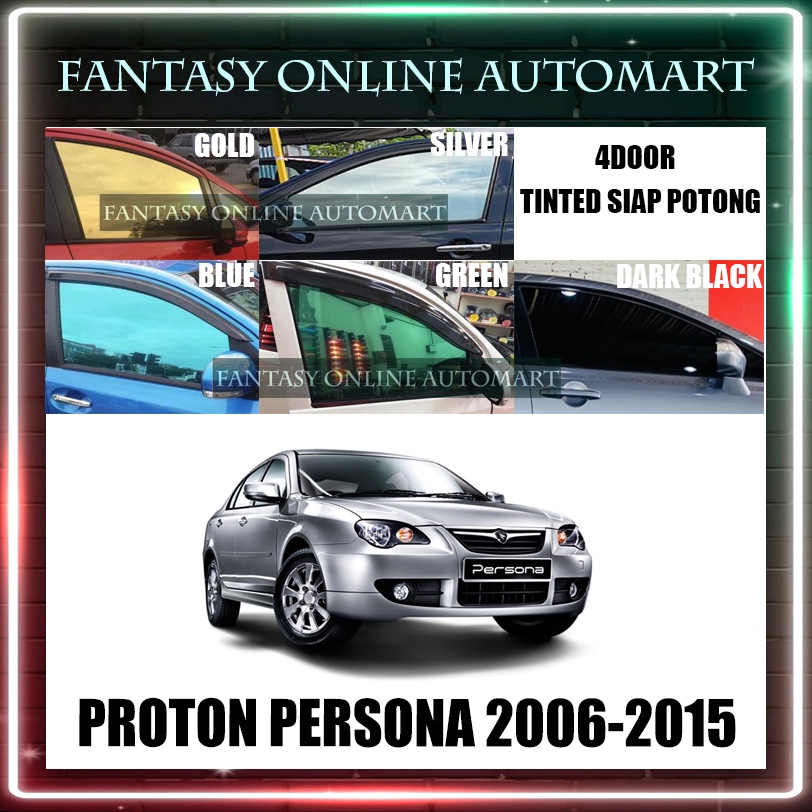 Proton Persona 2006-2015 2Ply UV99% Tinted Kereta/Car Window Tinted ...