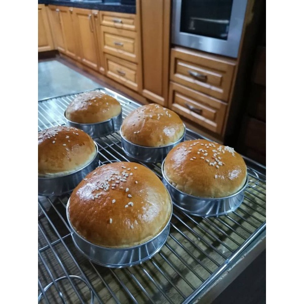 Acuan burger / Ring roti burger pelbagai size | Shopee Malaysia