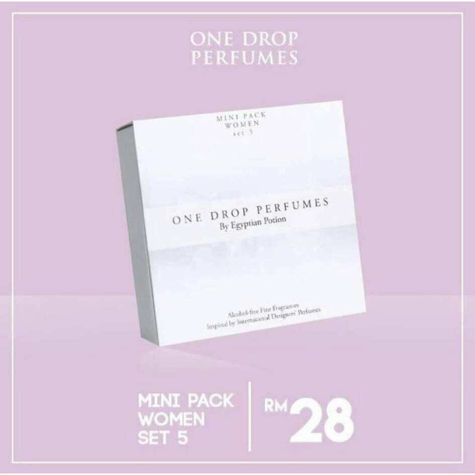 ONE DROP PERFUMES - MINI WOMEN SET 5 | Shopee Malaysia