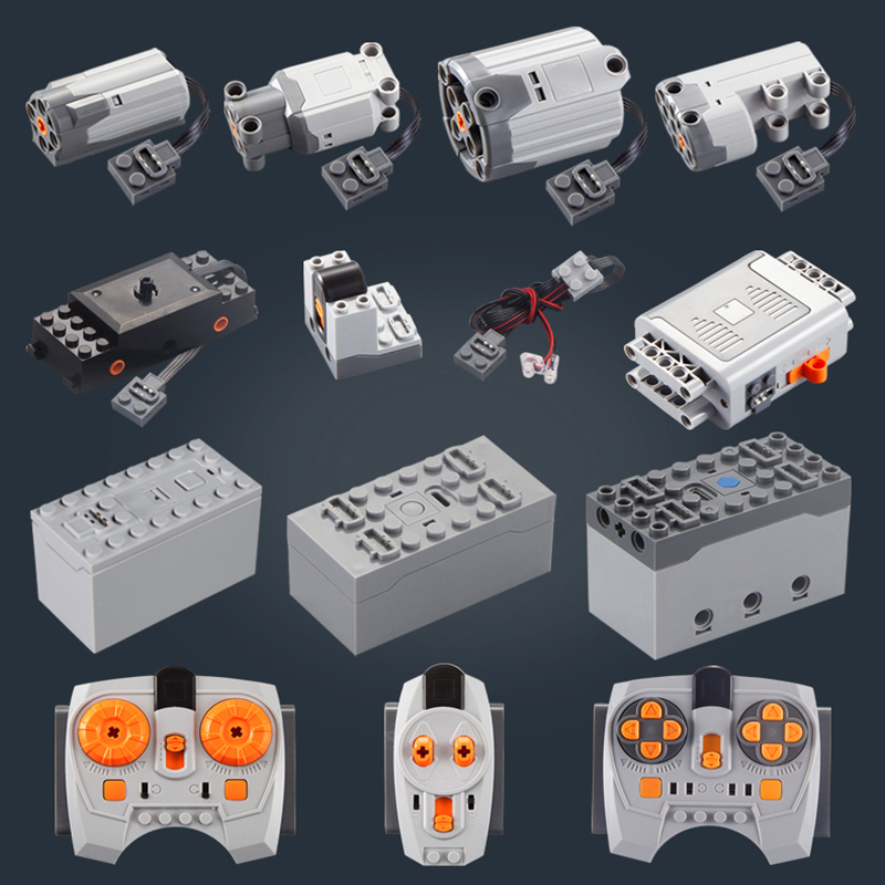 Building Blocks Motor Technic Power Function Battery Box IR Remote ...
