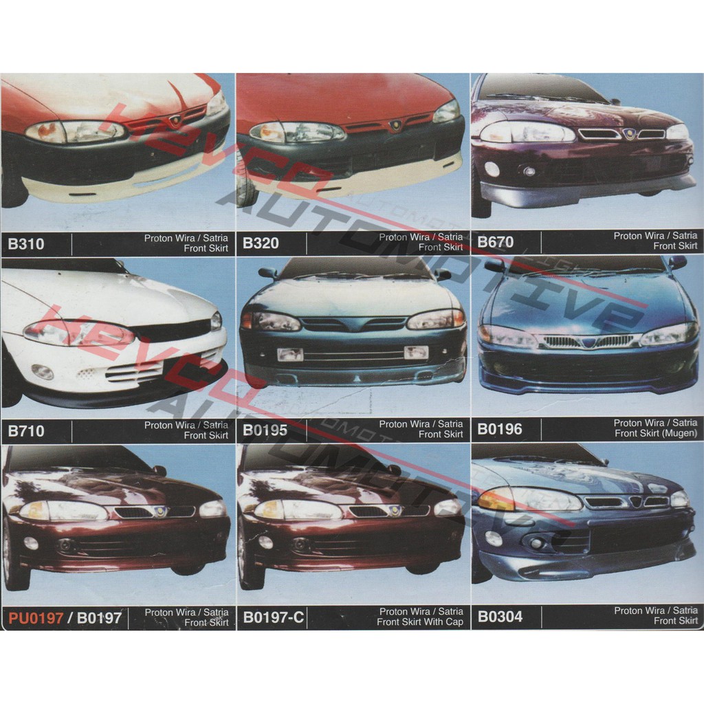 [INSTALLATION AVAILABLE] PROTON WIRA FRONT SKIRT | Shopee Malaysia