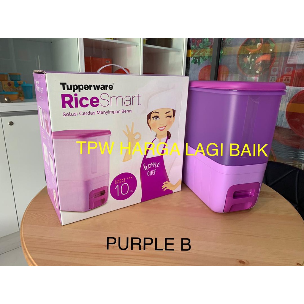 Tupperware Rice Smart Dispenser , Bekas Beras, Tong Beras 10kg | Shopee ...