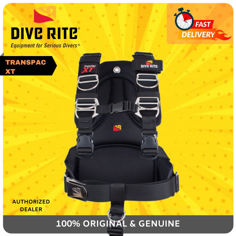 🔥100% ORIGINAL🔥 DIVE RITE TRANSPAC XT Harness Diving BCD | Shopee Malaysia