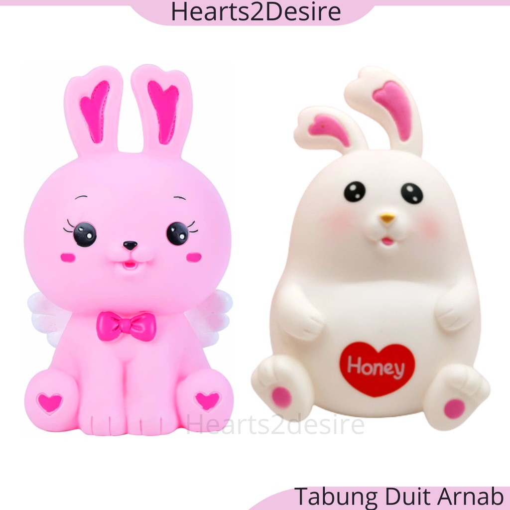 TABUNG DUIT KANAK KANAK ARNAB CUTE RABBIT COIN BOX MONEY SAVINGS HADIAH ...