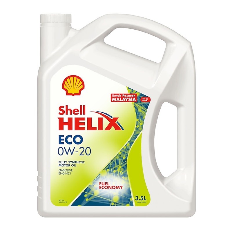 Shell Helix ECO 0W-20 3.5L (FREE GIFT SHELL TOWEL) | Shopee Malaysia