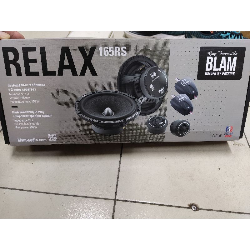 blam relax 165rs from france sound quality 2 ohm speaker | Shopee Malaysia