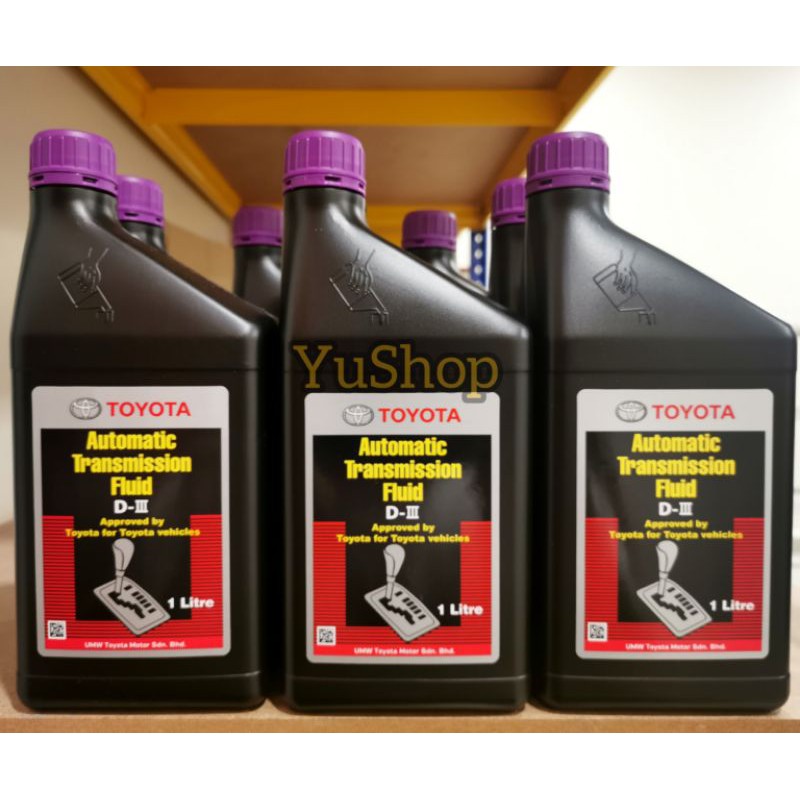 Toyota Automatic Transmission Fluid D-III 1L | Shopee Malaysia