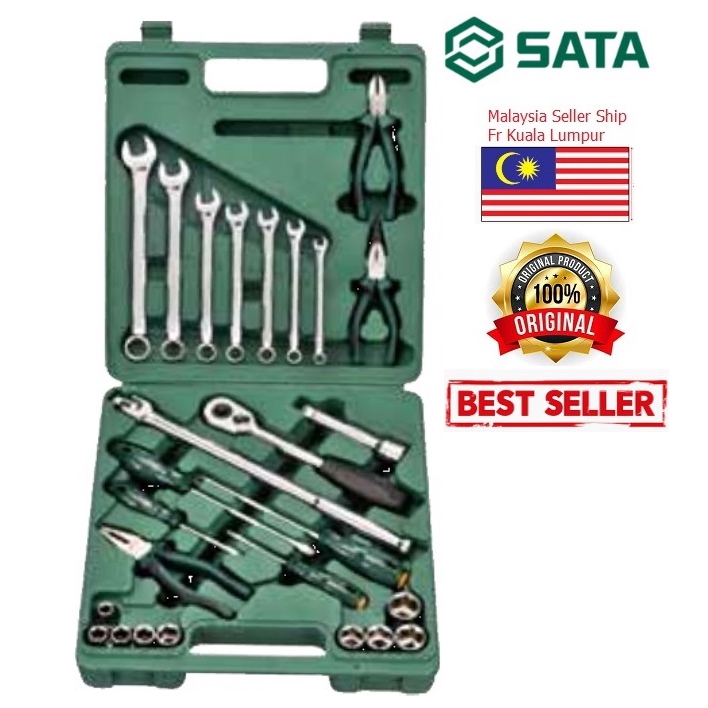 SATA 09504 26PC 1/2″ DR.METRIC SOCKET TOOL SET (NEW & ORI SATA ...