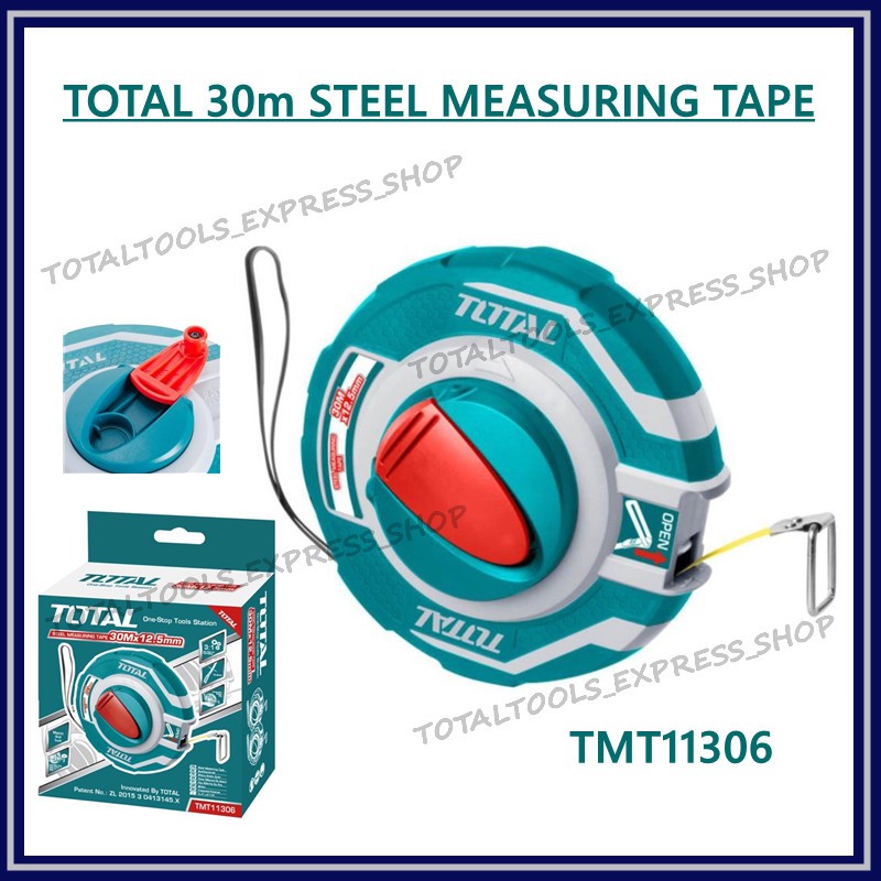 TOTAL 30m Steel Measuring Tape - （TMT11306） | Shopee Malaysia