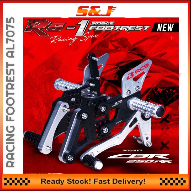 RCB CBR250RR CBR250 RR CBR 150 R CBR250RR RS1 RS-1 RACING FOOTREST ...