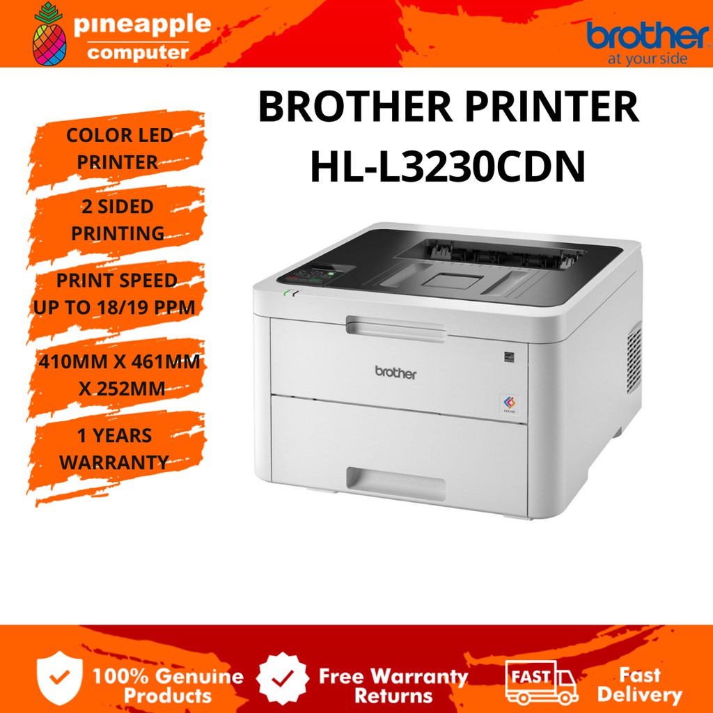 Brother HL-L3230CDN Colour LED Laser Printer | Shopee Malaysia