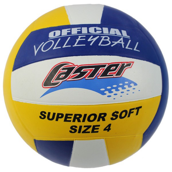 CASTER Three-Color Volleyball No. 4 Elementary School Use, One Piece ...