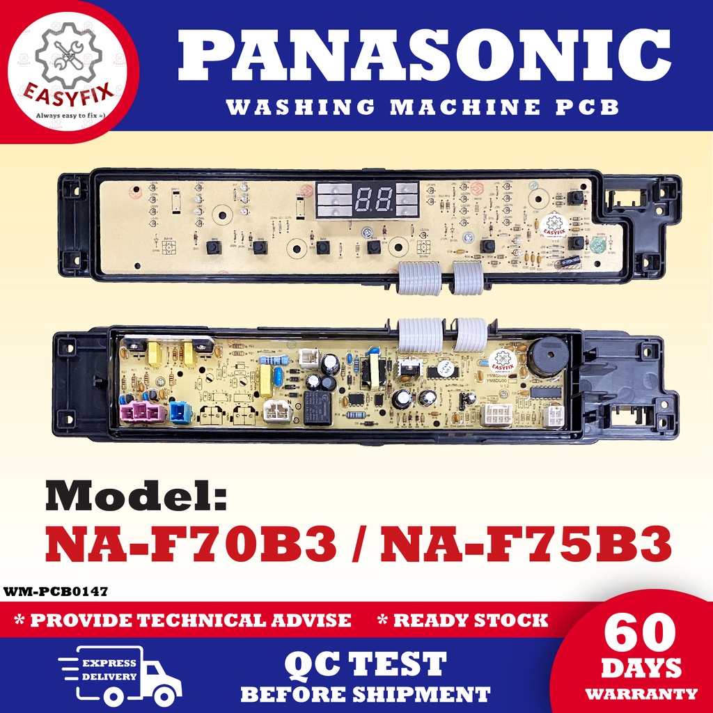 NA-F70B3 / NA-F75B3 PANASONIC WASHING MACHINE PCB BOARD (CONTROL BOARD ...