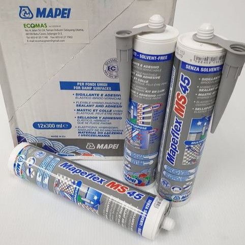 MAPEFLEX MS45 / CRYSTAL (300ml) Penampal Kebocoran, Flexible ...