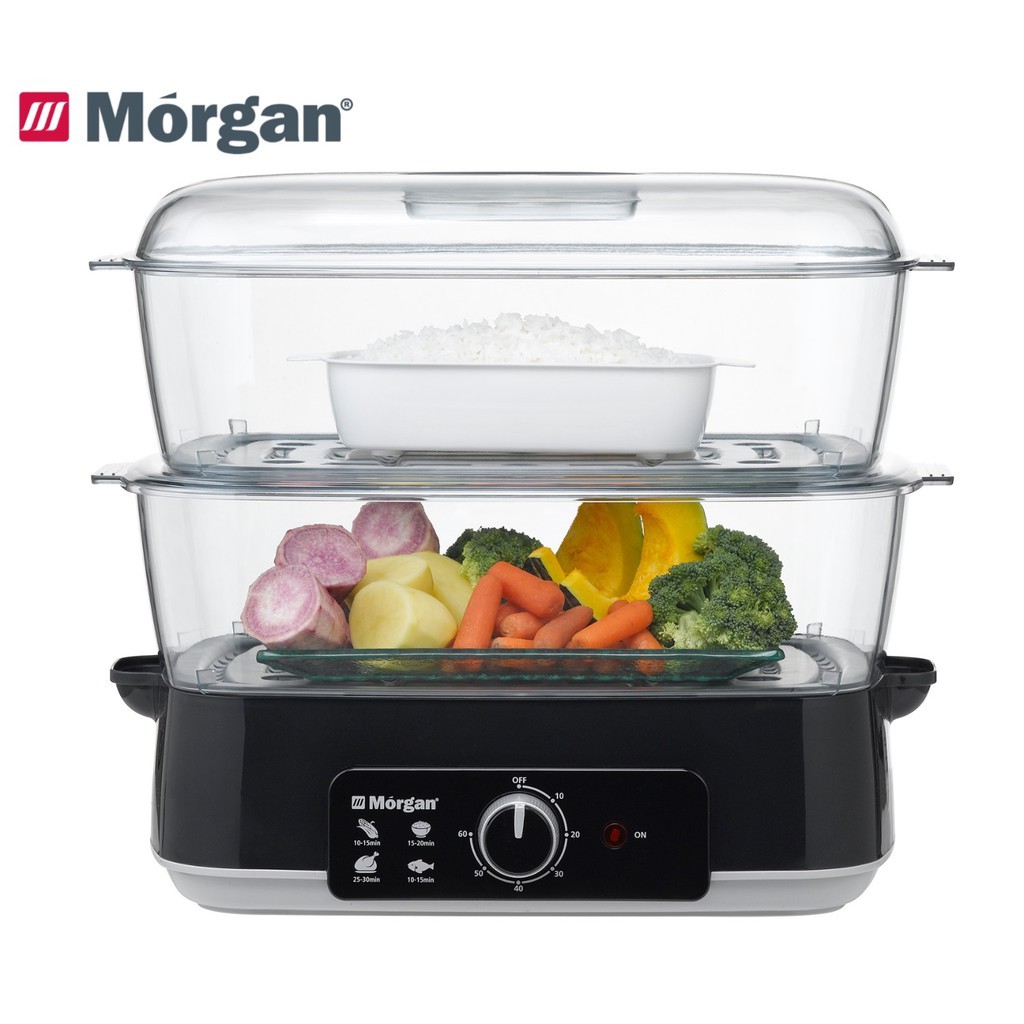 MORGAN FOOD STEAMER NUTRISTEAM MFS 29 (BK) (28L) | Shopee Malaysia