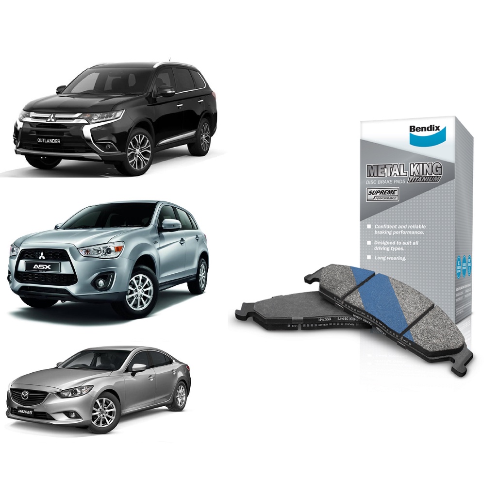 BENDIX MKT REAR BRAKE PAD DB2294 MKT MAZDA 6 , MIT.ASX , OUTLANDER REAR ...