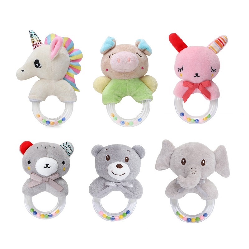 BBSKY & Growth Tree Baby Hand Rattle Toy / Baby Rattle Ring | Shopee ...