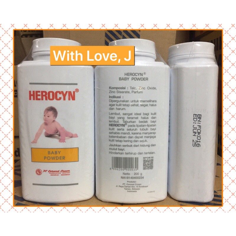 HEROCYN BABY POWDER / HEROCYN BABY POWDER (200 GR) | Shopee Malaysia