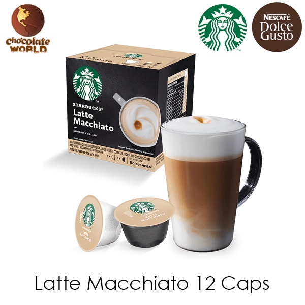 Starbucks Dolce Gusto Latte Macchiato 12 Caps 102g | Shopee Malaysia