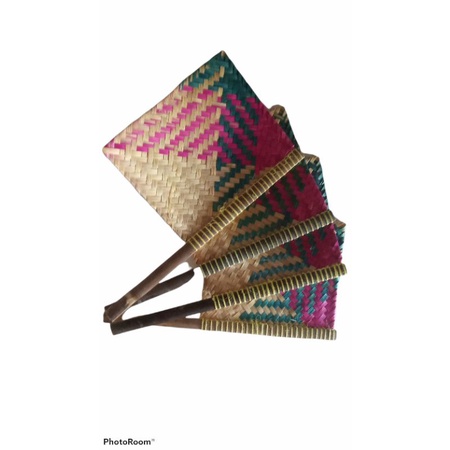 Bamboo Woven Fan | Traditional Sate Fan | (Good For SOVENIR) | Shopee ...
