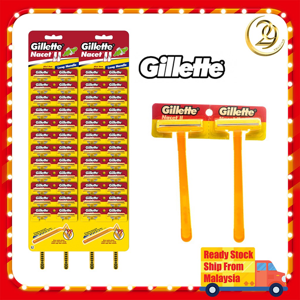 Gillette kuning/ gillete yellow Disposable Razor 1 unit Pisau Cukur ...