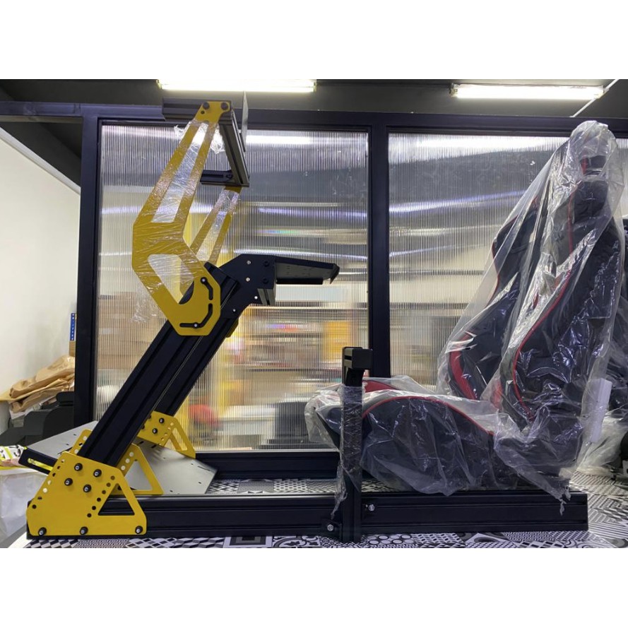 SIMMATCH RACING SIMULATOR STAND GT1 ALUMINIUM 4040/80 PROFILE SIM ...