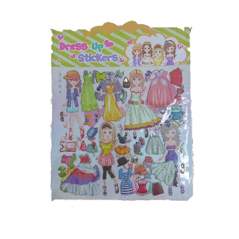 Sticker dress up doll for kids | Shopee Malaysia