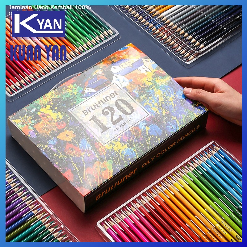 Brutfuner 48/72/120/160/180 Colors High Quality Oily Colored Pencils ...