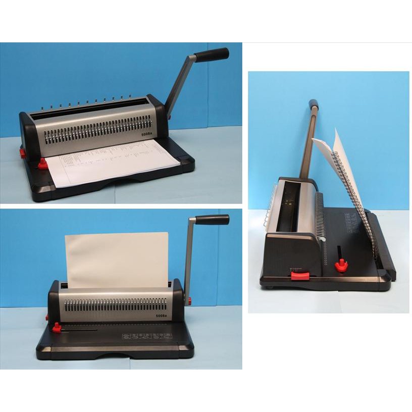 Wire O Manual Binding Machine / Steel Wire Punch Bind Machines | Shopee ...