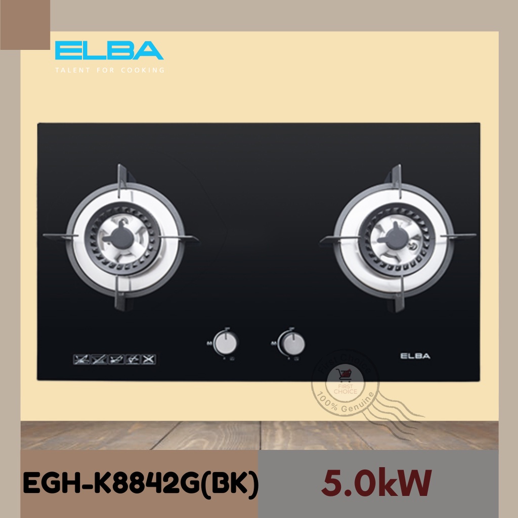 *BEST DEAL* ELBA Built-In Glass Hob EGH-M8442G(BK) / EGH-K8842G(BK ...