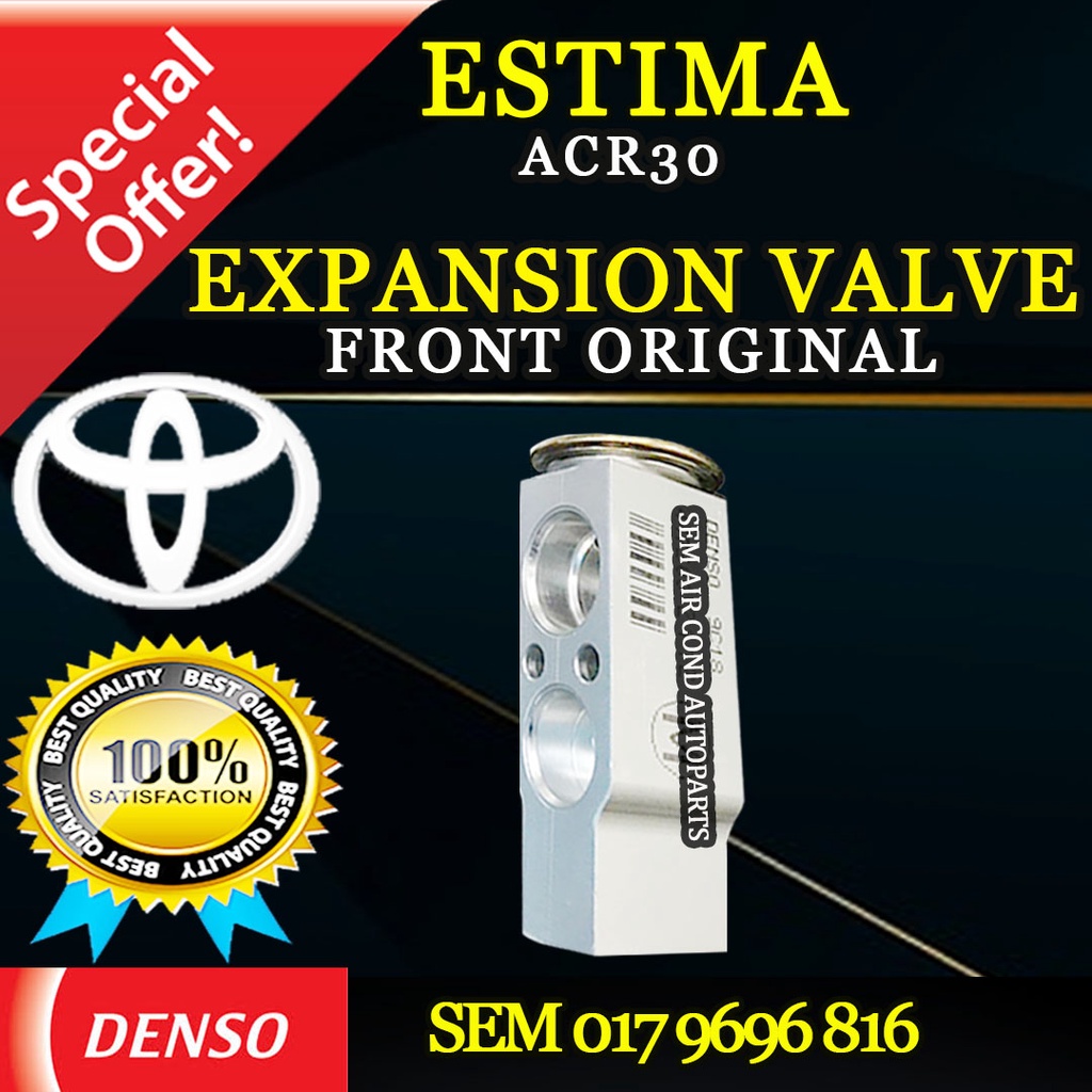 TOYOTA ESTIMA ACR30 2003-2006 YEAR ORIGINAL DENSO ND FRONT EXPENSION/ EXPANSION VALVE (CAR ...