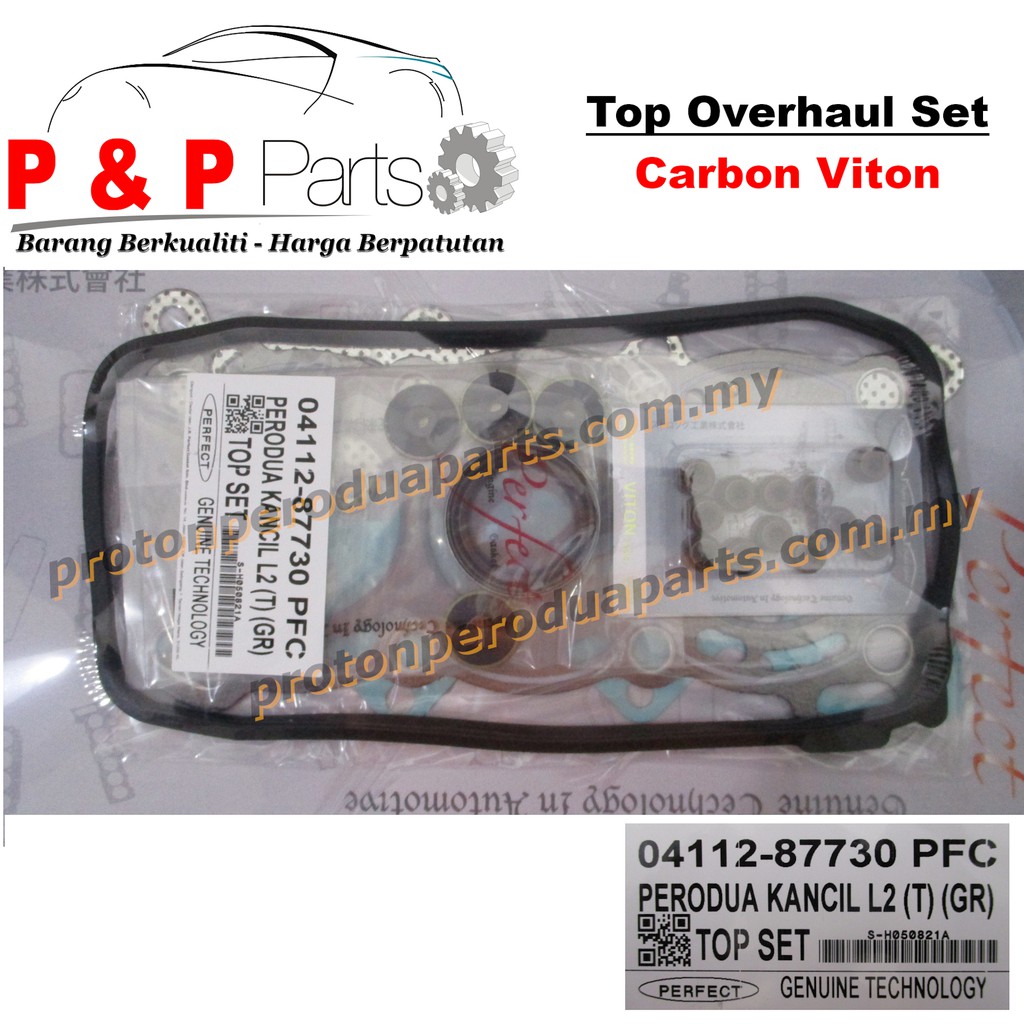 Engine Top Overhaul Gasket Set - Perodua Kancil Daihatsu Mira L2 L200 ...