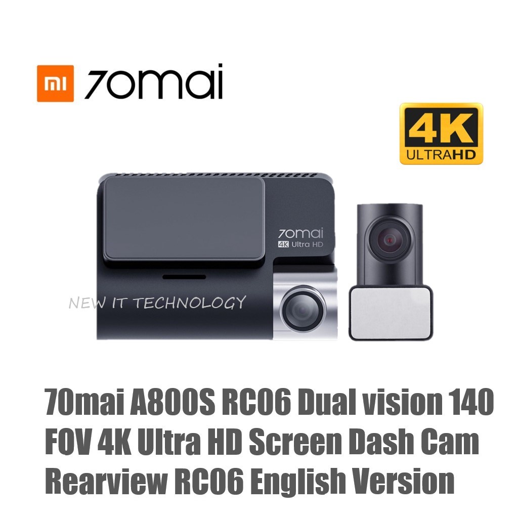 70mai A200S 1080P&A500S 2K & A800S & A810S 4K with Rear Cam 1944P ...