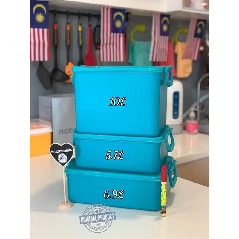 💥Ready Stock💥Tupperware Kimchi Keeper Set (Loose Unit- Blue) | Shopee ...