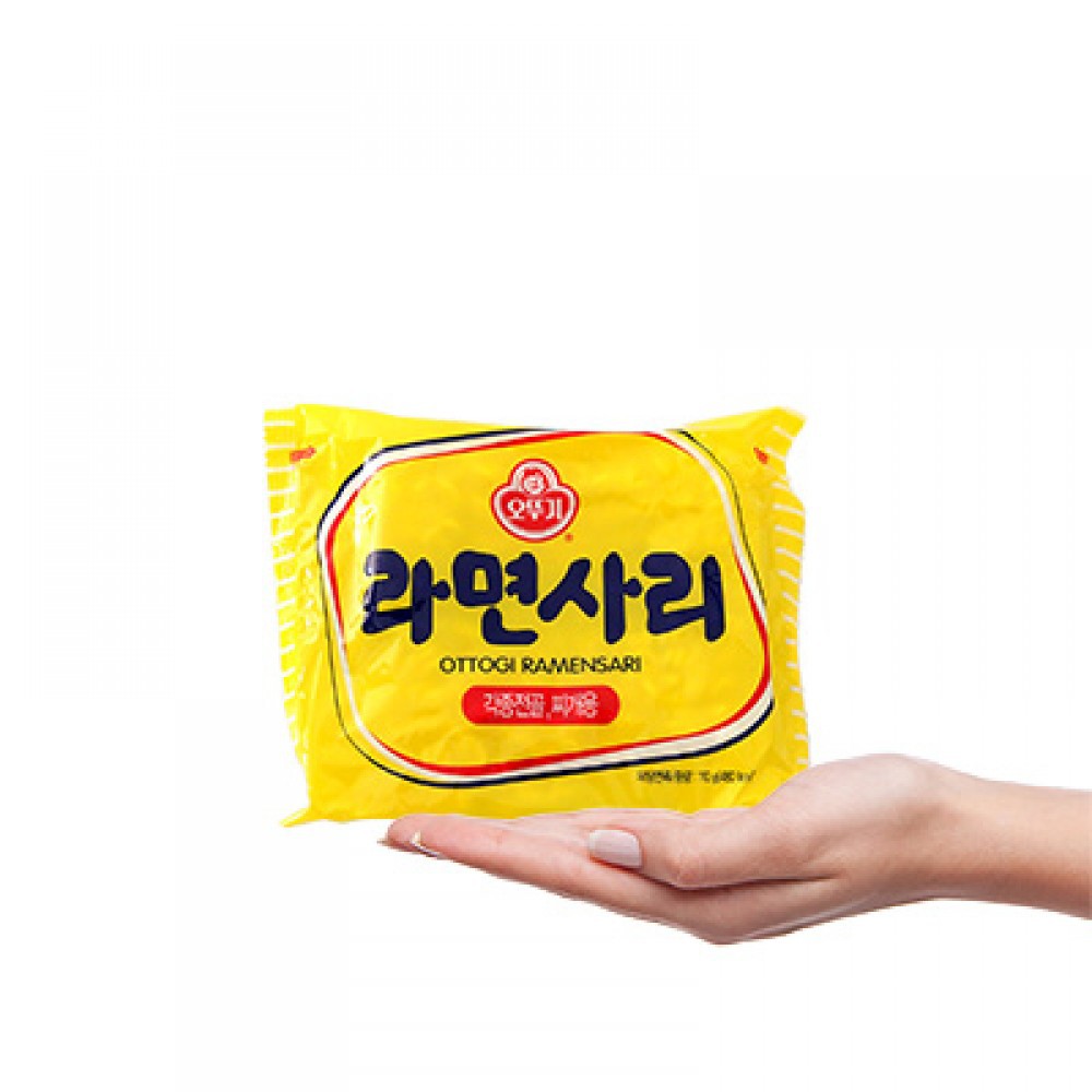 OTTOGI Ramen Sari Plain Korean Ramen Instant Noodle 550g (100g x 5) 오뚜기 라면사리 110g x 5 (550g ...