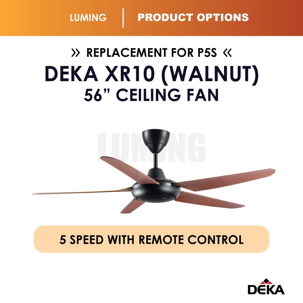 LMG_ SIRIM DEKA Fan XR5 P5S F5P F5X Ceiling 56" AC Motor Remote Control ...