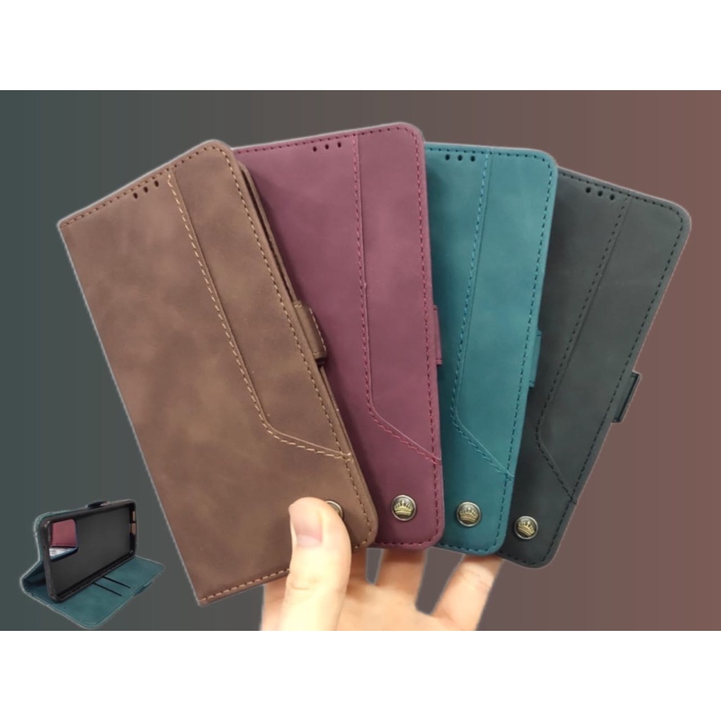 SAMSUNG GALAXY A02/A02S/A03/A03S/A12(4G)/A12(5G)/A32(5G) Leather Pocket ...