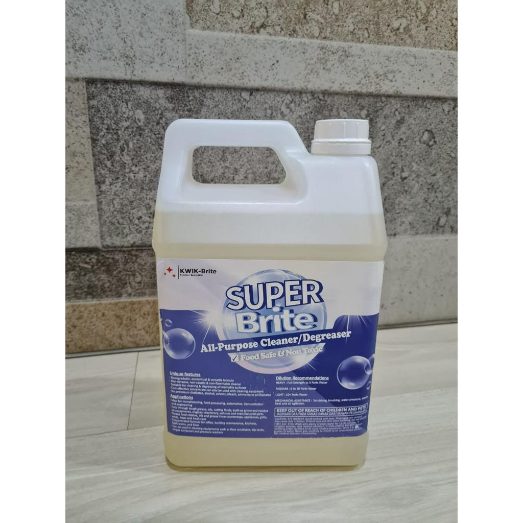 SUPER BRITE All-Purpose Cleaner/Degrease (4Litre) | Shopee Malaysia
