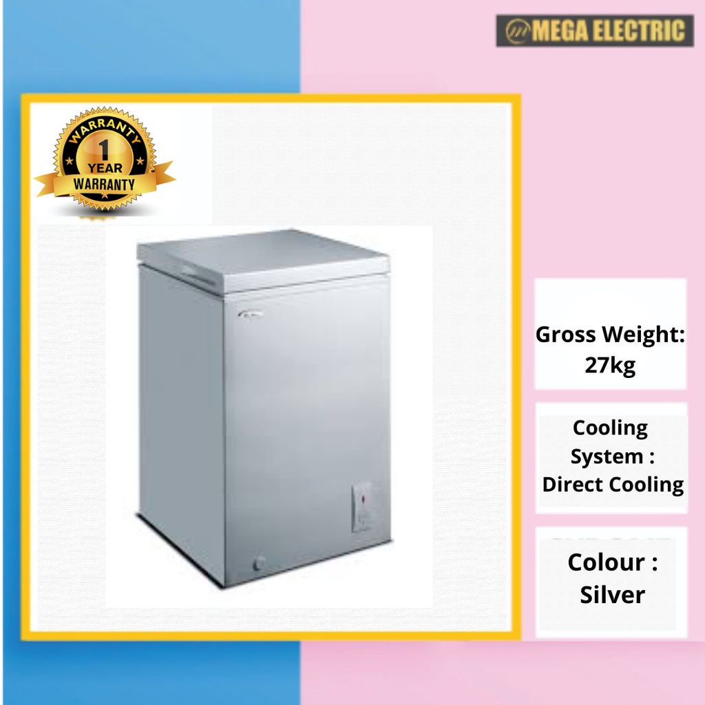 Elba Chest Freezer EF-E1310 Gross Capacity 130L / Midea Chest Freezer ...