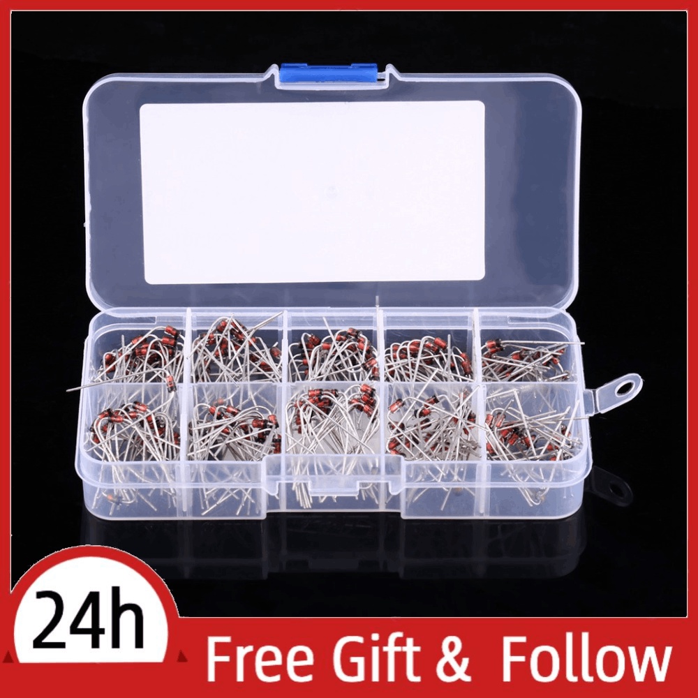 200pcs 10Values Zener Diode Assortment Electronic Kit | Shopee Malaysia
