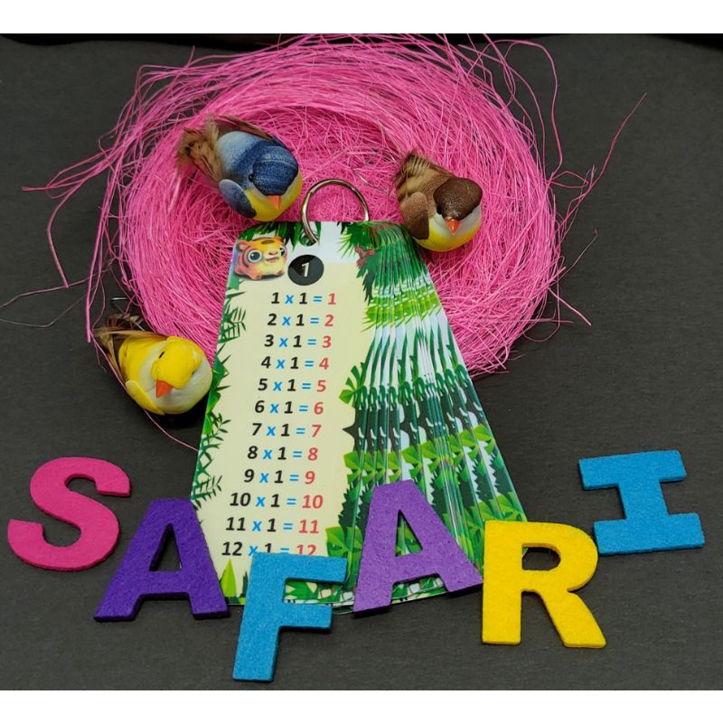 Bijak Sifir | Laminated Multiplication Table Book Mark Sifir Mathematic ...