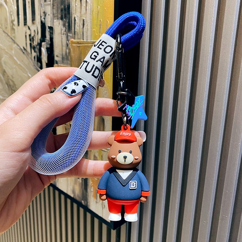 6AM | Tiger Harimau Lion Singa Keychain cute cartoon dinosaur bear doll ...