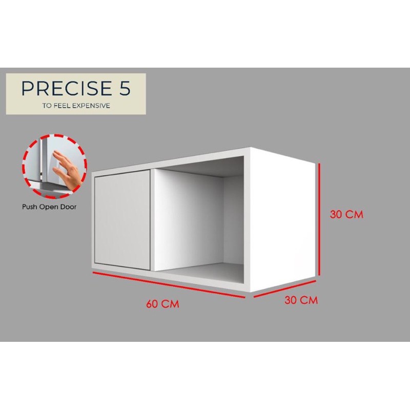 Kabinet Dinding DIY wall mounted open carcass display cabinet storage ...