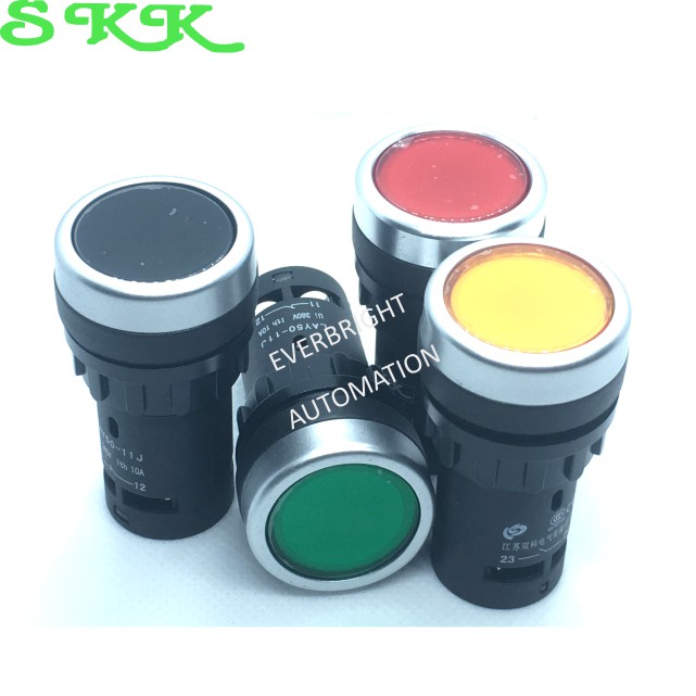 22mm XB7 LA39J Simple Economy Round Momentary Non-Latching Self Reset ...