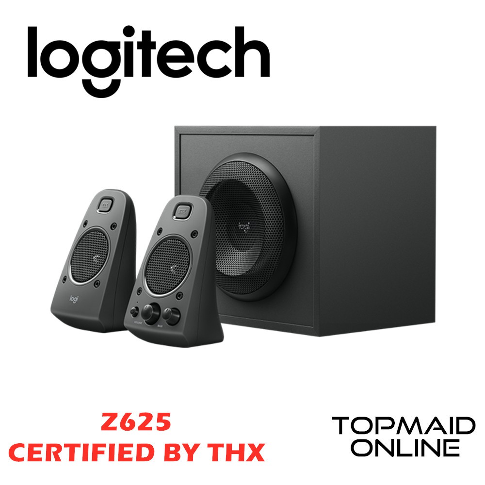 LOGITECH Z625 WITH SUBWOOFER AND OPTICAL INPUT SPEAKER SOUND SYSTEM (THX CERTIFIED ) | Shopee ...
